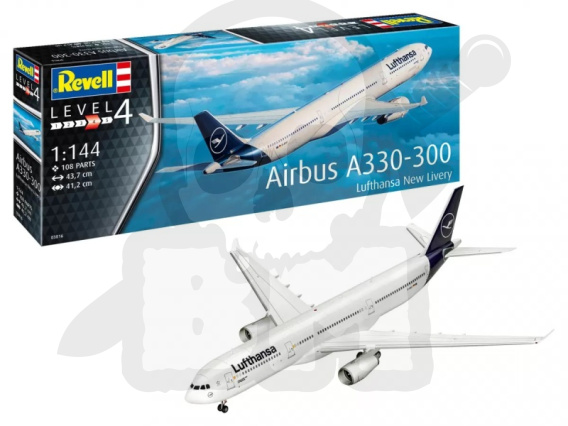 Battle-Models > Revell 03816 Airbus A330-300 Lufthansa 1:144